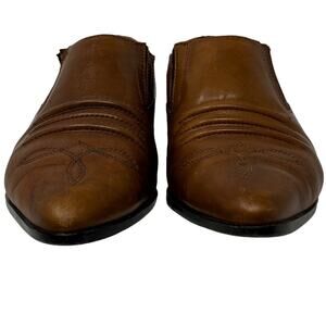 ellemenno | Shoes | Ellemenno Brazilian Brown Leather Cowboy Boot ...